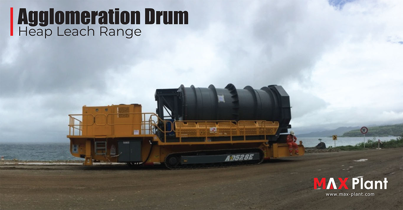 Heap Leach Range - Agglomeration Drum - MAX Plant