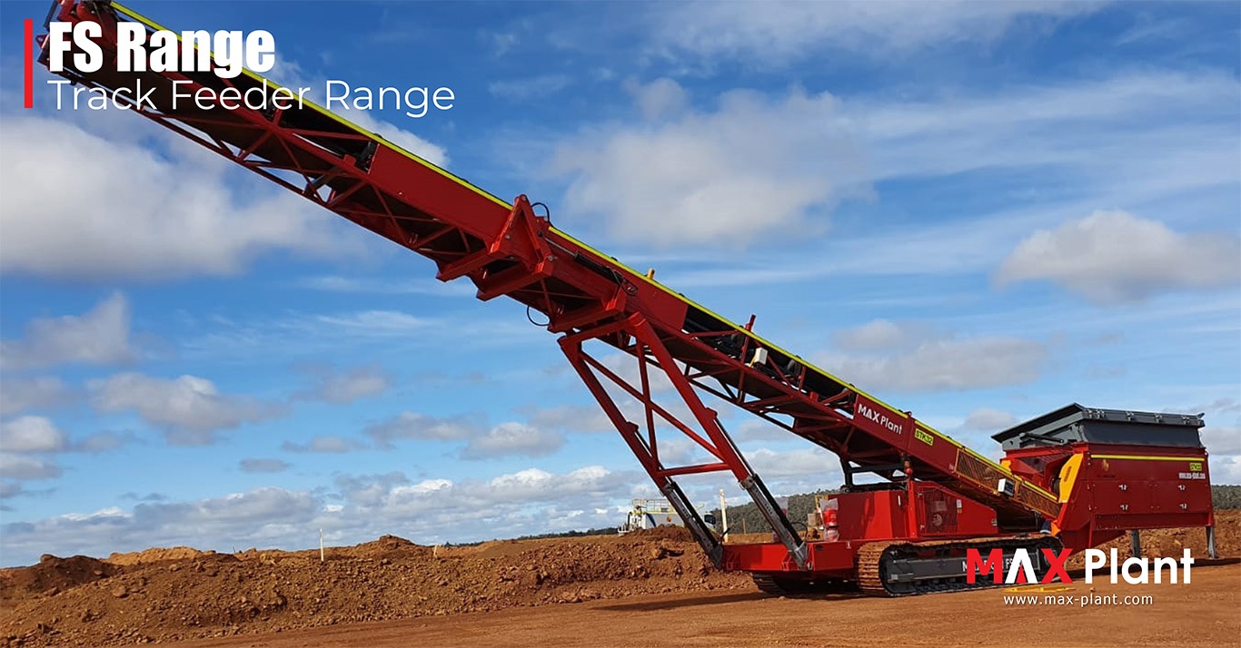 Feeder Stacker Available with production rates of up to 1200 TPH